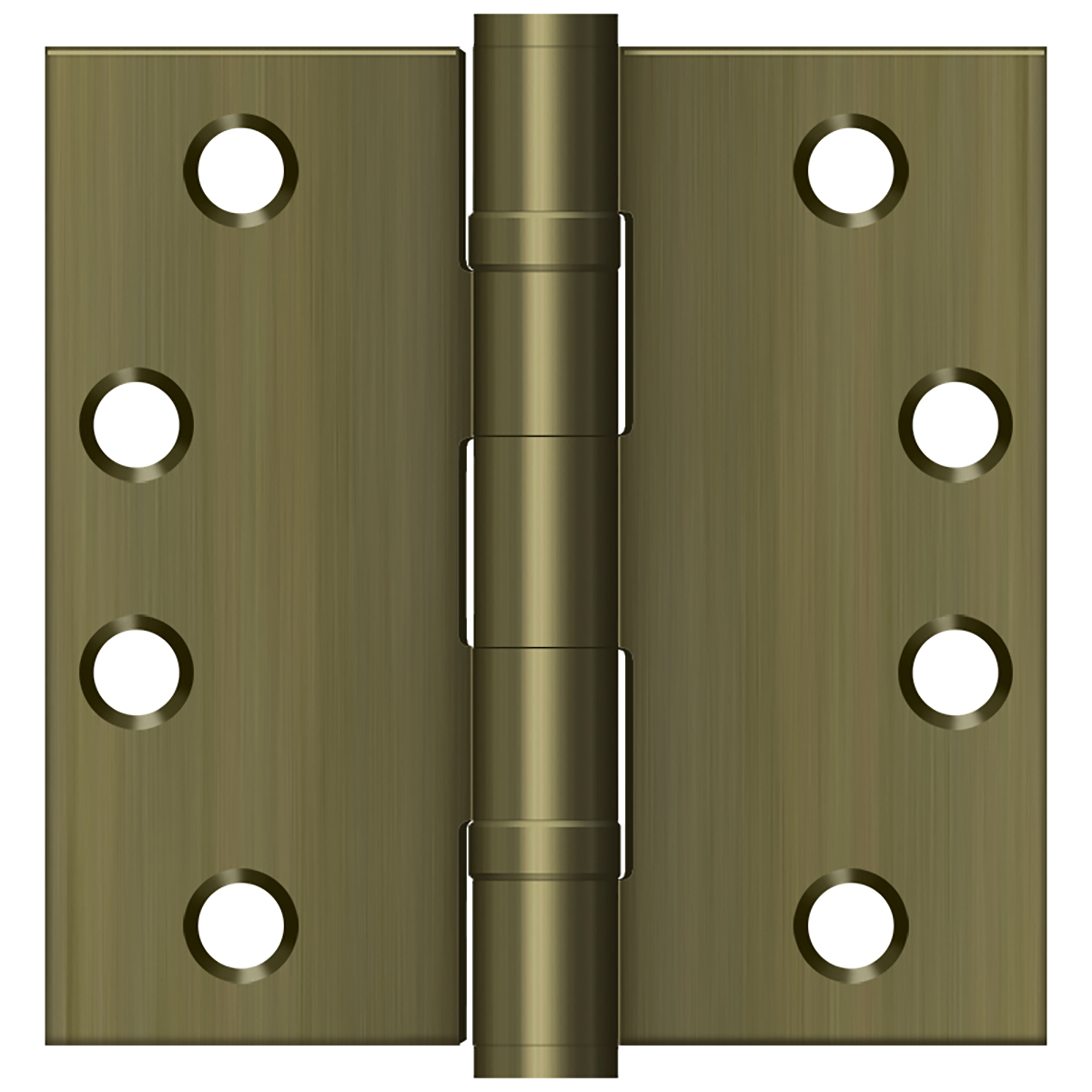 2-Panel MDF Door with Square Top, Solid Core, 1-3/4" Thick