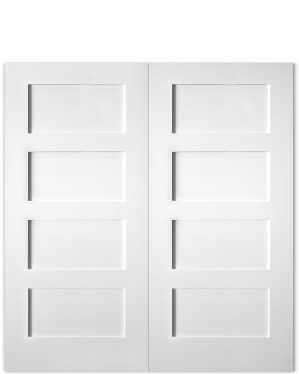 5-Panel, Square Top, Primed MDF Interior Door, 1-3/4" Thick