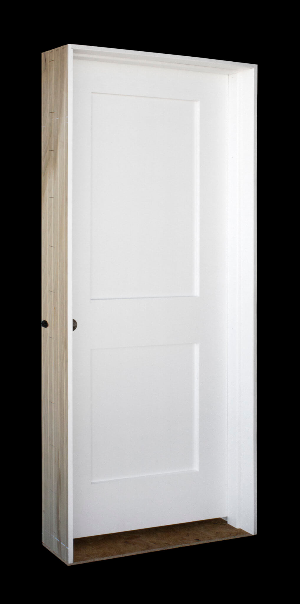 1-Panel MDF Door with Square Top, Solid Core, 1-3/4" Thick